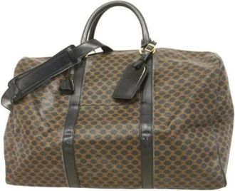 Celine unisex, Pre-owned, Brun, Taille: ONE Size Sac Week-end Vintage en Plastique Pre-owned