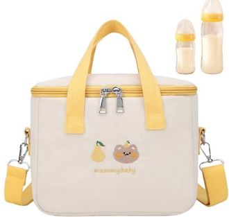 Generico Vibhgtf Sac à langer - Grande capacité de voyage | Organisateur multifonctionnel pour couches avec compartiment isolé, sangle réglable, sac de materni