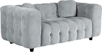 Habitat et Jardin Habitat Et Jardin - Einzelsofa Vendome aus Chenillestoff - 2 Sitze - Grau