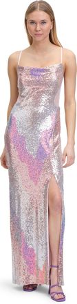 Vera Mont Damen Abendkleid mit Pailletten 40, Ros&eacute; Shades