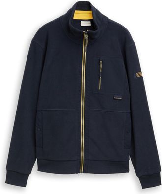 Tom Tailor Herren 1048624 Sweatjacke, 10668-Sky Captain Blue, L