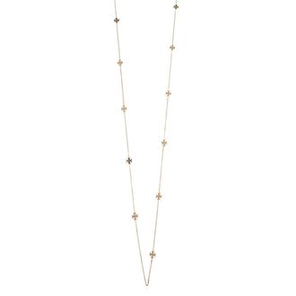 Tory Burch Collier Long Forget Me Not - Femme - Accessoires - Jaune - Taille: ONE Size