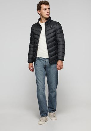 Polo Club Ultralight-Jacke Chase schwarz mit Rigby Go Aufn&auml;her