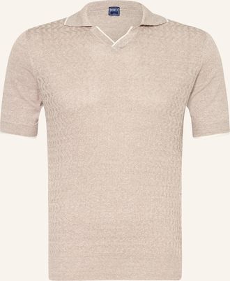 Fedeli Fedeli Strick-Poloshirt beige