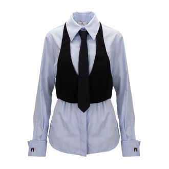 Elisabetta Franchi Hemd - - Blouses & Shirts - Damen - Lila - S
