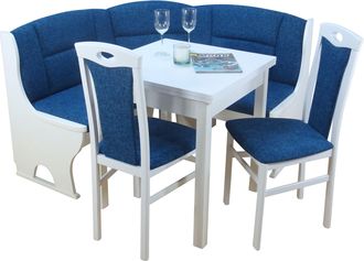 Baur Truhen-Eckbankgruppe (4-tlg.) wei&szlig; FSC-zertifizierter Holzwerkstoff