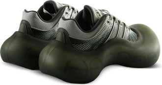 adidas Striped Mesh Sneakers - Gray