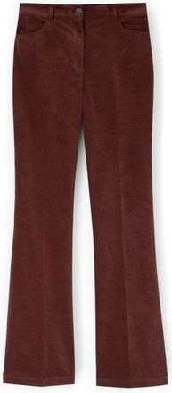 Motivi Femme, Pantalons, Brun, Taille: 44 FR Corduroy Flare Pants