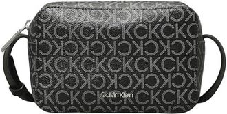 Calvin Klein Sac &agrave; Bandouli&egrave;re Femme Ck Must Camera Bag Mono Petit, Noir (Black Mono), Taille Unique
