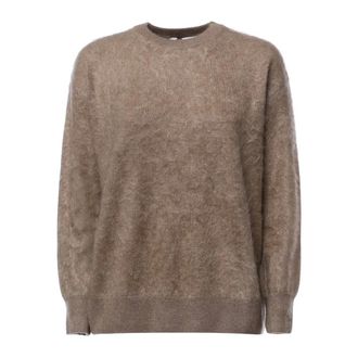 Max Mara Pulls &agrave; col rond - Femme - Pulls - Beige - Taille: 40 FR
