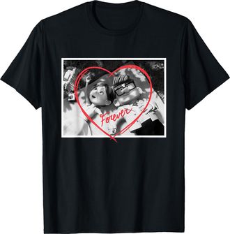 Pixar Disney PIXAR UP Carl and Ellie Forever Heart T-Shirt
