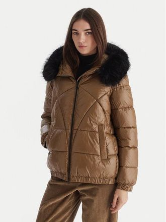 Geox Winterjacke Backsie W5628S T3121 F5212 Braun Oversize