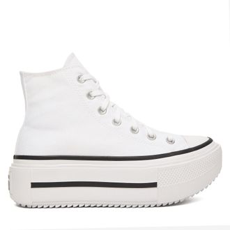 Converse Sneakers aus Stoff Converse Chuck Taylor All Star Lift Double Stack A12976C Wei&szlig;