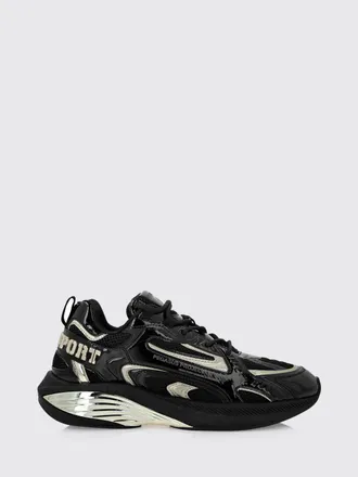 Plein Sport Pegasus Project Sneakers aus Mesh und Lackleder