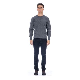 Drumohr Rundhals-Strickpullover - - Knitwear - Herren - Grau - 2XL