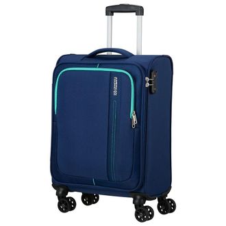 American Tourister Sea Seeker - Spinner S, Handgep&auml;ck, 55 cm, 36 L, Blau (Combat Navy)