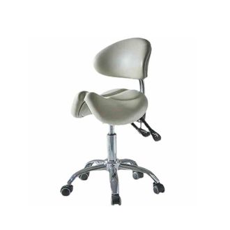 Generic Sattelhocker mit R&uuml;ckenlehne, ergonomischer Sattelstuhl, Verstellbarer Arbeitsstuhl, 440 Pfund Tragkraft, geeignet for Stylisten und Zahn&auml;rzte