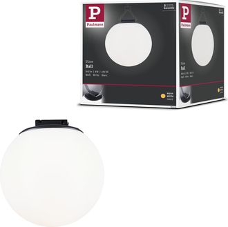 Paulmann 94616 ULine LED Pendel Ball 795lm 8W 150mm 3000K Schwarz