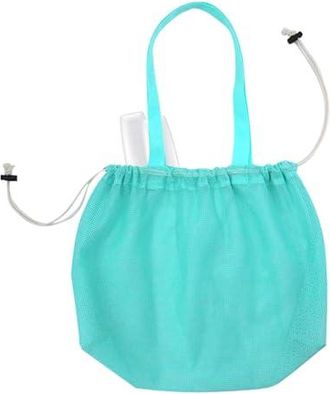 Generic Jouets de plage pour enfants | Sac en maille imperm&eacute;able avec cordon de serrage - Sac &agrave; bandouli&egrave;re en maille lavable &agrave; s&eacute;chage rapide, sac fourre-tou