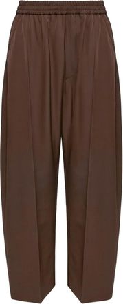 Maison Margiela pantalon de jogging à design stretch - Marron