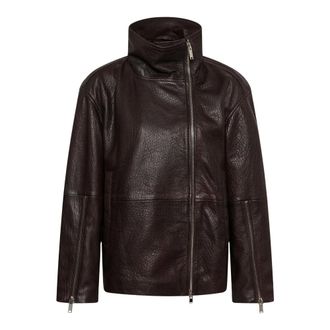 Soaked In Luxury Ginnie High Collar Jacket - - Jackets - Damen - Braun - XS