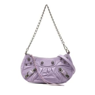 Balenciaga Sac bandouli&egrave;re Le Cagole Pre-owned - Femme - Pre-owned - Violet - Taille: ONE Size