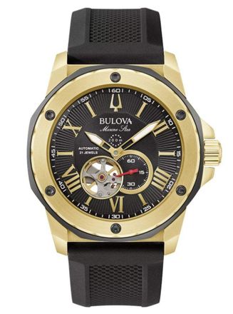 Bulova Marine Star Herrenuhr schwarz 98A272
