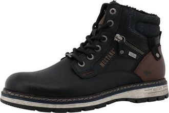 Mustang Jeans Bottines Homme 15M0001003, Pointure:45 EU, La Couleur:Noir