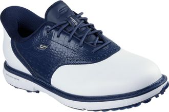 Skechers Womens Prestige Spikeless Slip-in Arch Fit Golf Shoe Sneaker, weiß/Marineblau, 35.5 EU