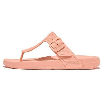 FitFlop Sandales plates Iqushion &agrave; boucle r&eacute;glable pour femme, Blushy, 40 EU