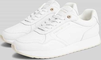 Tommy Hilfiger Sneaker aus echtem Leder mit Label-Schriftzug