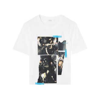 Off-white T-shirt Caravaggio - Homme - Tops - Blanc - Taille: XL