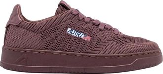Autry Femme, Chaussures, Rouge, Taille: 37 EU Medalist Easeknit Low