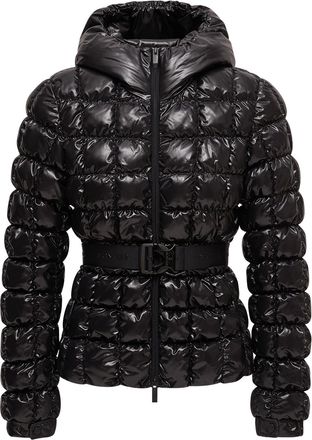 Moncler Doudoune courte à capuche et matelassage en carré Eynard