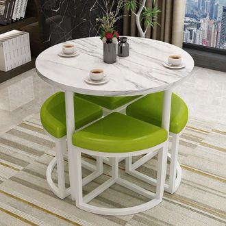 Generic Fr&uuml;hst&uuml;cksecke, runder Tisch mit St&uuml;hlen, Fr&uuml;hst&uuml;cksbar mit Tisch und St&uuml;hlen, moderner K&uuml;chentisch f&uuml;rs Abendessen