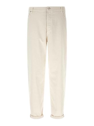 Brunello Cucinelli Straight Leg Jeans - Wei&szlig;