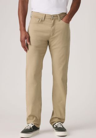 Levi's Straight-Jeans LEVIS 505, Herren, Gr. 30, L&auml;nge 32, beige (true chino dobby), Denim/Jeans, Obermaterial: 98% Baumwolle, 2% Elasthan, regular fit lang,