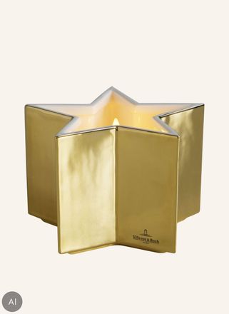 Villeroy & Boch Led Kerze Luzern M gold