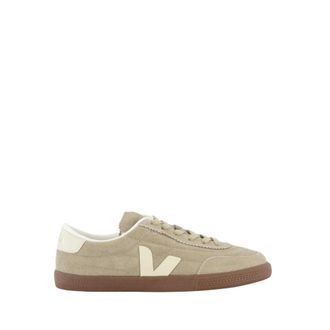Veja Femme, Chaussures, Vert, Taille: 46 EU Baskets en Daim Taupe