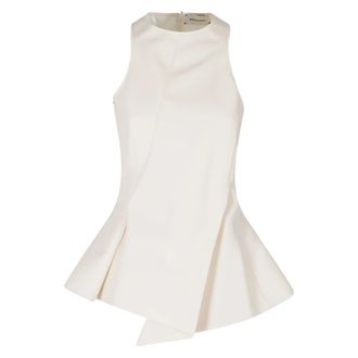 Magda Butrym &Auml;rmelloses Oberteil - - Tops - Damen - Wei&szlig; - 2XS