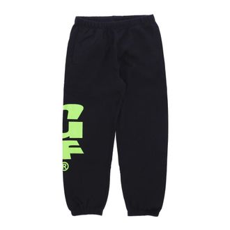 HUF Schwarze Fleece-Sweatpants Elastischer Bund - - Trousers - Herren - Schwarzk - M