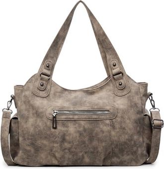 Generic Sac &agrave; Main en PU avec Bandouli&egrave;re Ajustable Grand Sac d&Eacute;paule pour Femmes Voyage Shopping Travail