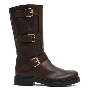 AGL Agl, Femme, Chaussures, Brun, Taille: 37 1/2 EU Bottines Marron pour Femmes