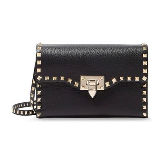 Valentino Garavani Femme, Sacs, Noir, Taille: ONE Size Small Rockstud Crossbody Bag