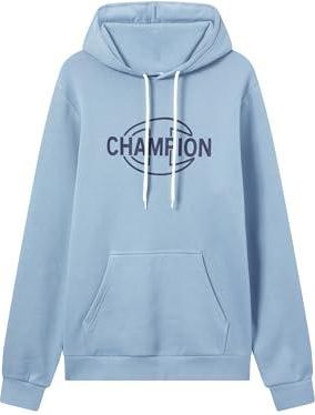 Champion Sweat &agrave; Capuche Legacy pour Homme, Bleu Clair, L