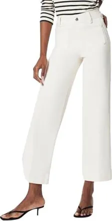 Generic Jean 7/8 pour femme - Taille haute - Coupe droite - Jambe large - Pantalon cargo ample - Pantalon décontracté - Streetwear Y2K - Vintage - Baggy - Ave