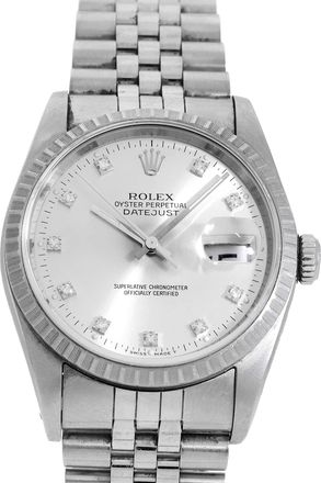 Rolex Uhren - Datejust - Gr. unisize - in Silber - f&uuml;r Damen