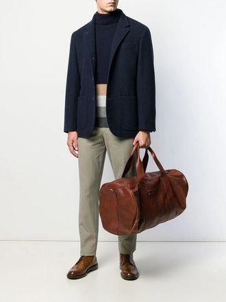 Brunello Cucinelli Mens Single Breasted Blazer Navy Ss26 M