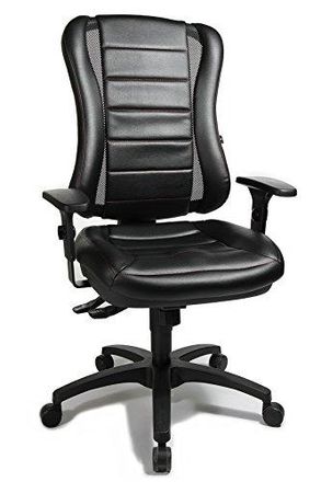 Topstar Topstar Bürostuhl Head Point RS inklusive Armlehnen / Polsterung in schwarz / rote Steppnaht