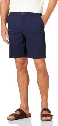 Amazon Essentials Herren 23 cm Lange Stretch-Chinohose mit schmaler Passform, Marineblau, 40W